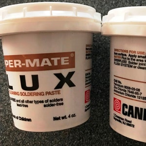 4 Oz Paste Flux Canfield Copper-mate Acid Free & Lead Free | Etsy