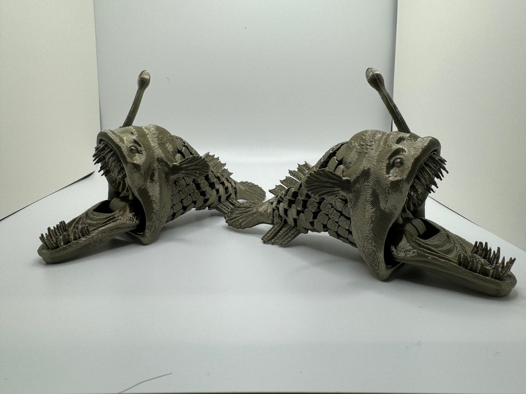 Angler Fish | Fidget Toy | Articulating Fish - Etsy
