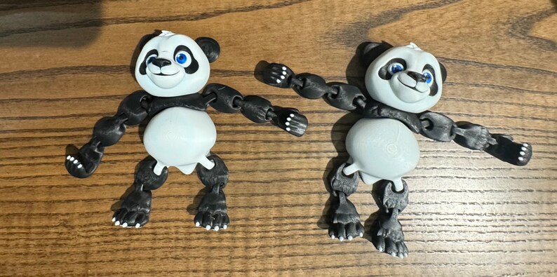 Articulating Panda and Bamboo Tree House | 3D Printed - Etsy