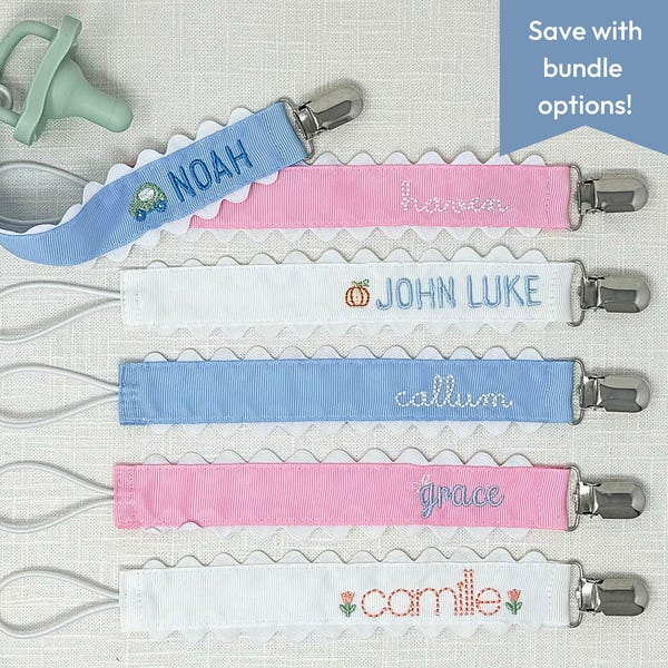 Monogram Pacifier - Etsy