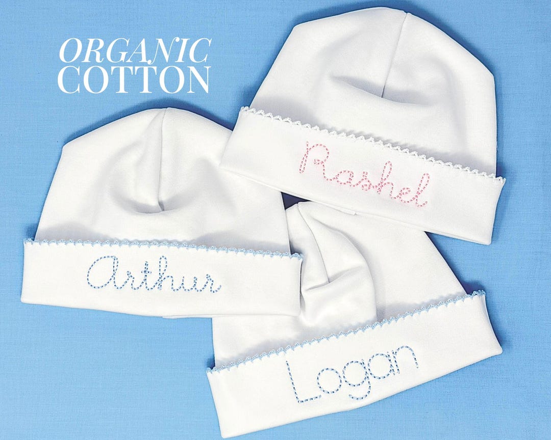 Personalized Newborn Baby Hat Custom Baby Hat Coming Home Hat Hospital ...