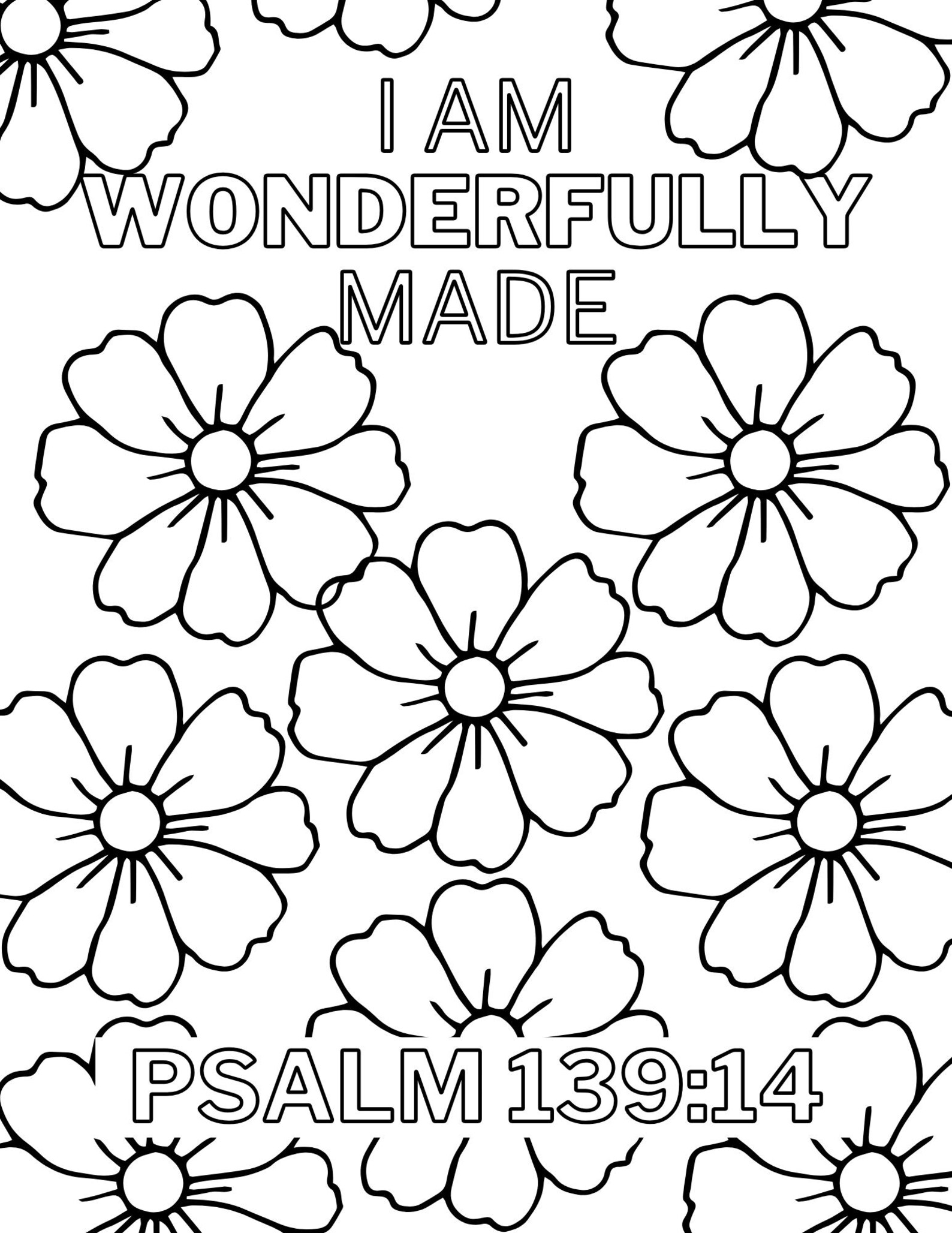 10 Sunday School Coloring Pages | Bible Memory Verse Printable for Kids ...
