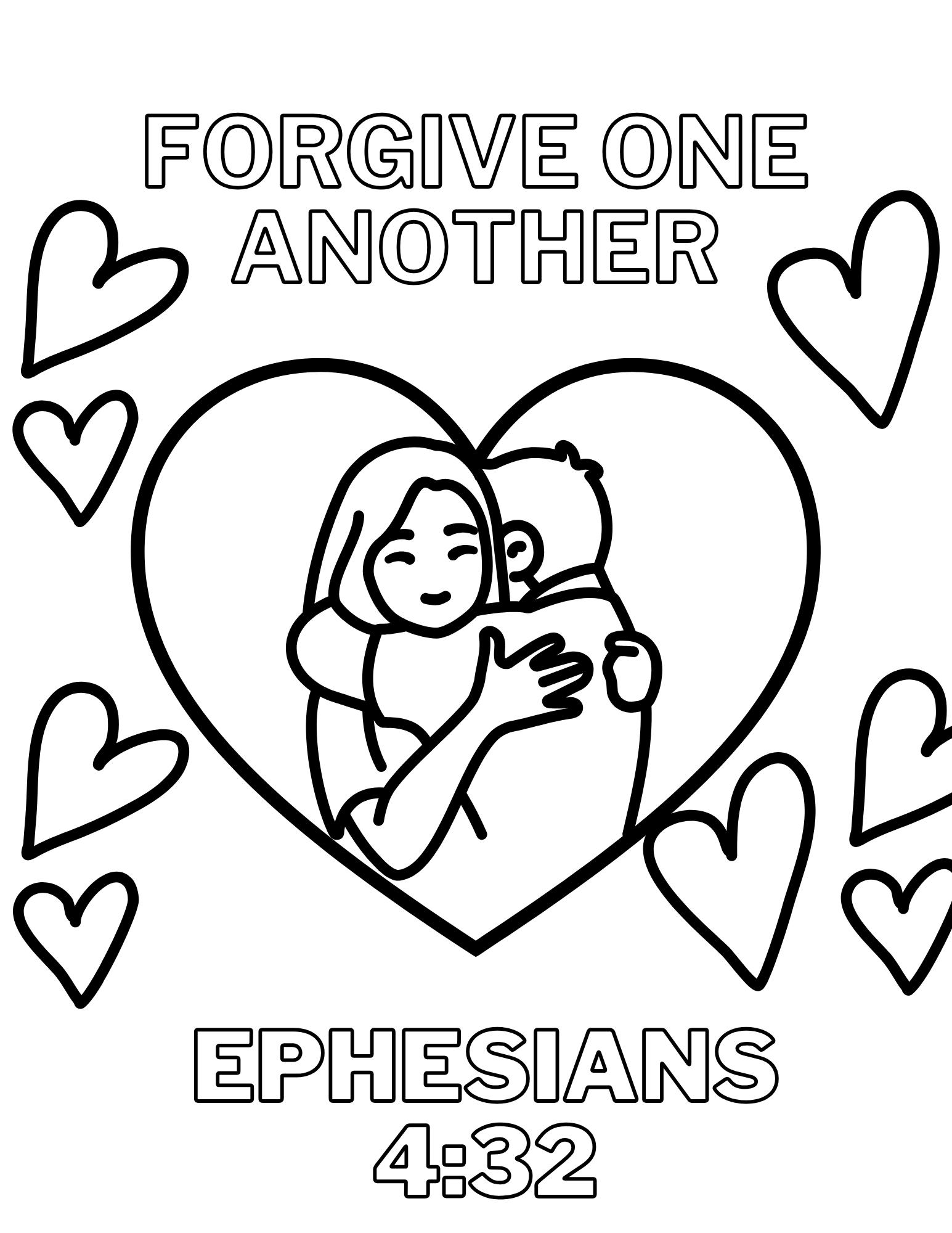 10 Sunday School Coloring Pages | Bible Memory Verse Printable for Kids ...