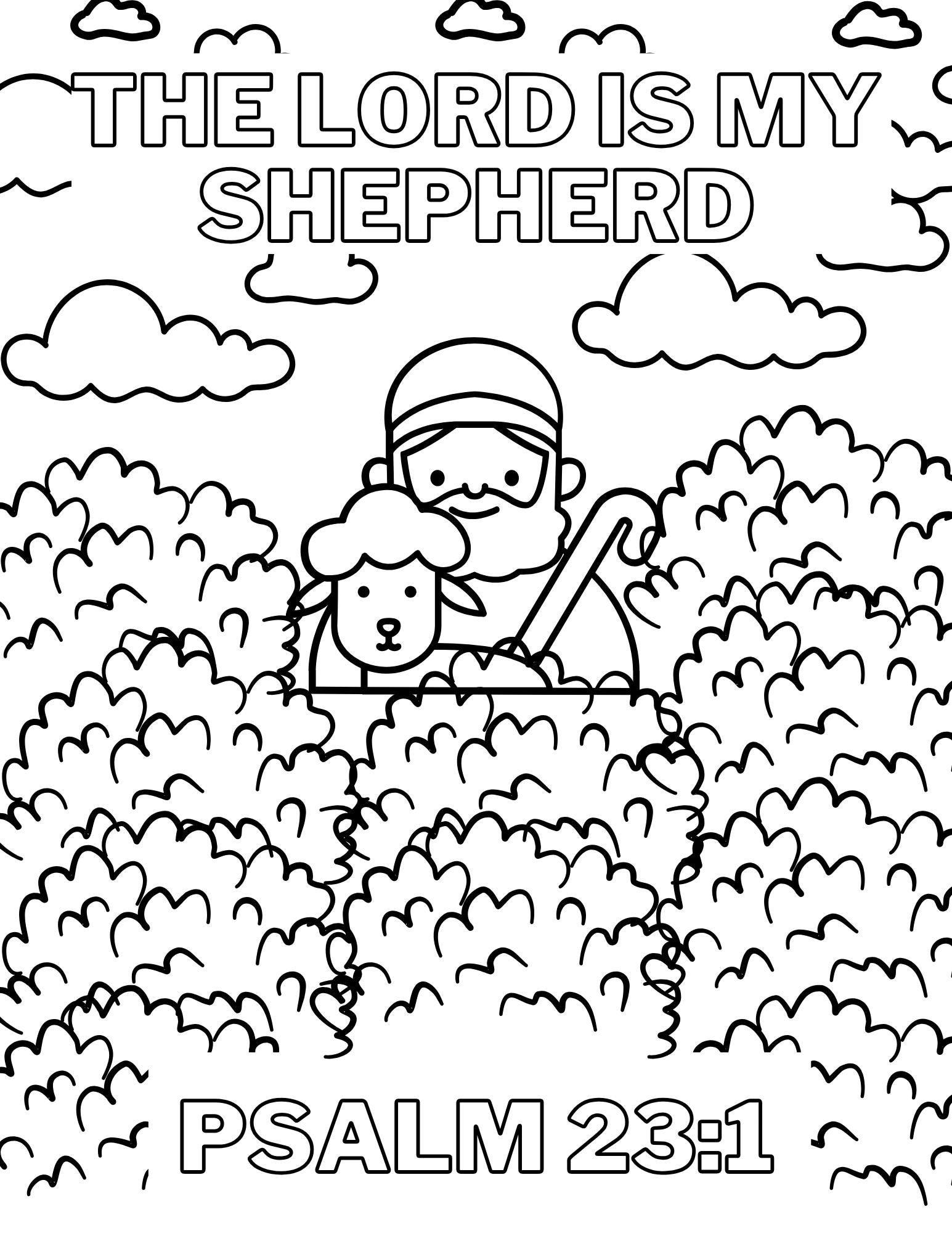 10 Sunday School Coloring Pages | Bible Memory Verse Printable for Kids ...