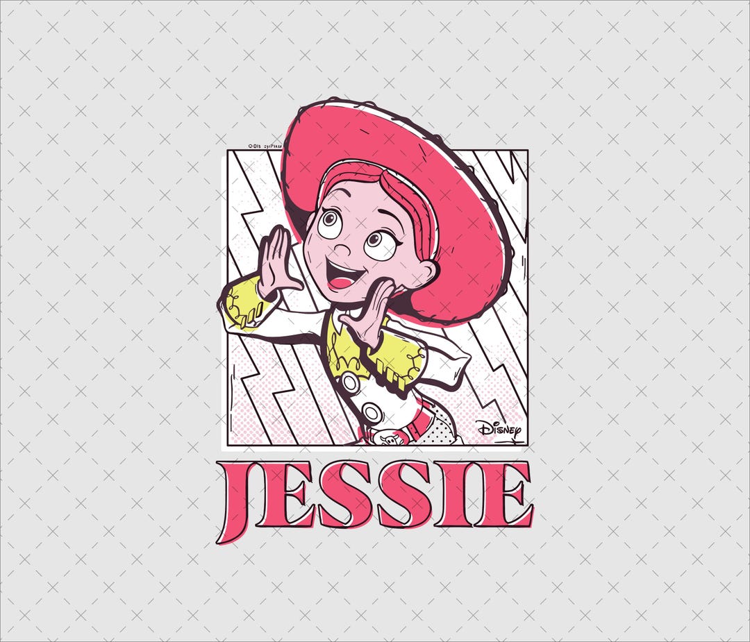 Retro Jessie Character Png, Toy Story Jessie Design, Fun Retro Cartoon ...