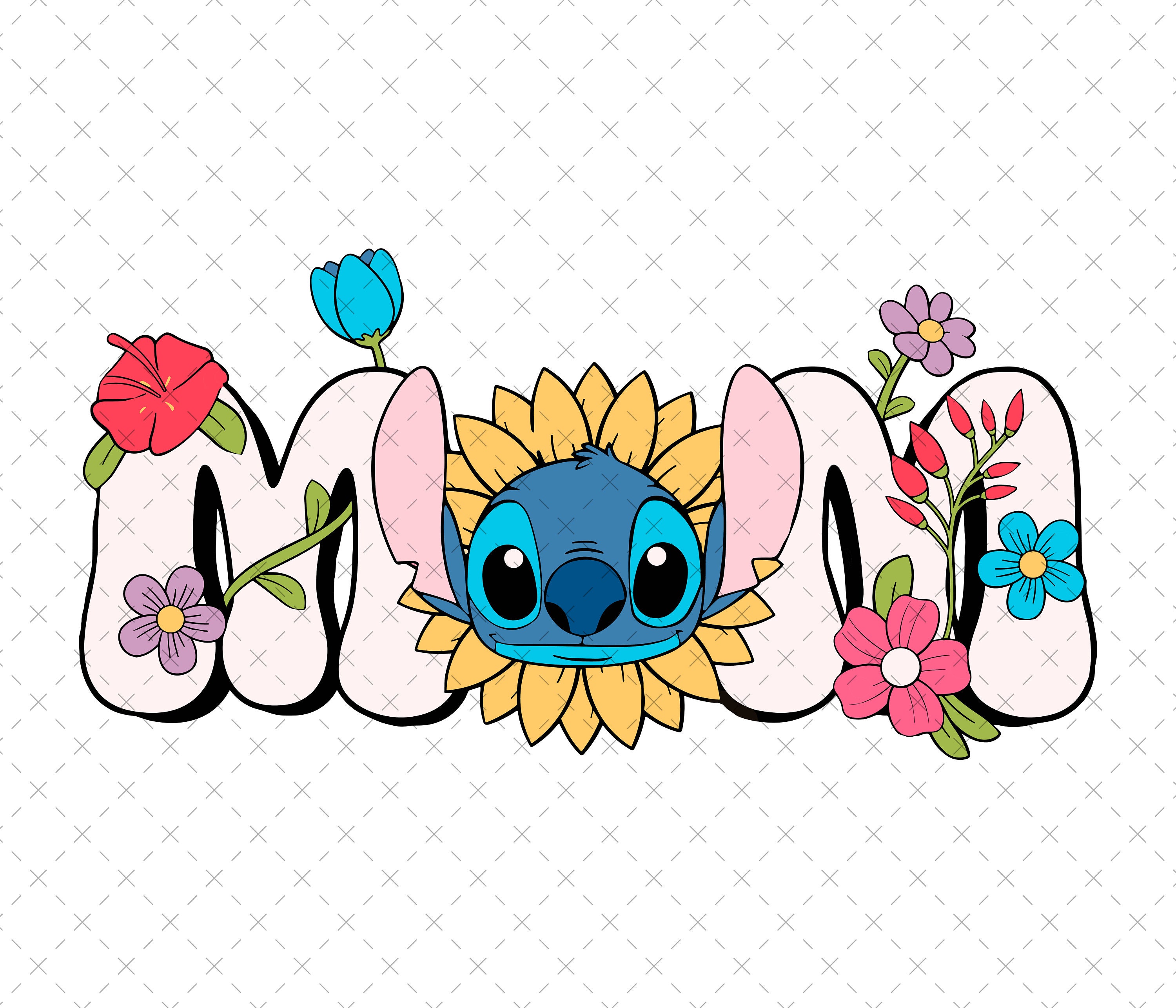 Stitch Mom Png, Stitch Mama Png, Stitch Png, Mom Png, Mother's Day Png ...