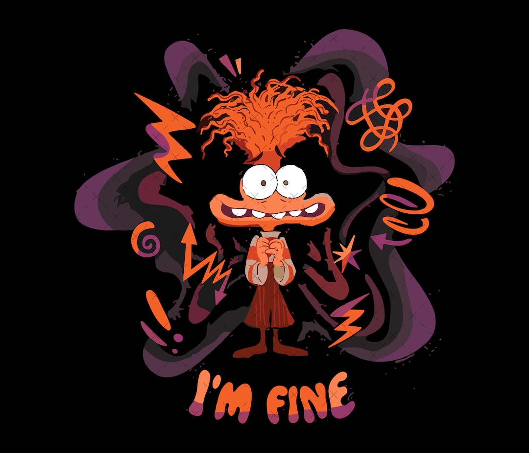 Anxiety Png Svg, Inside Out 2, Family Vacation (digital File) - Etsy