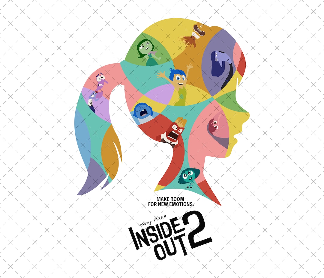 Inside Out 2 PNG SVG, Inside Out 2 Wut, Freude, Ekel, Traurigkeit ...