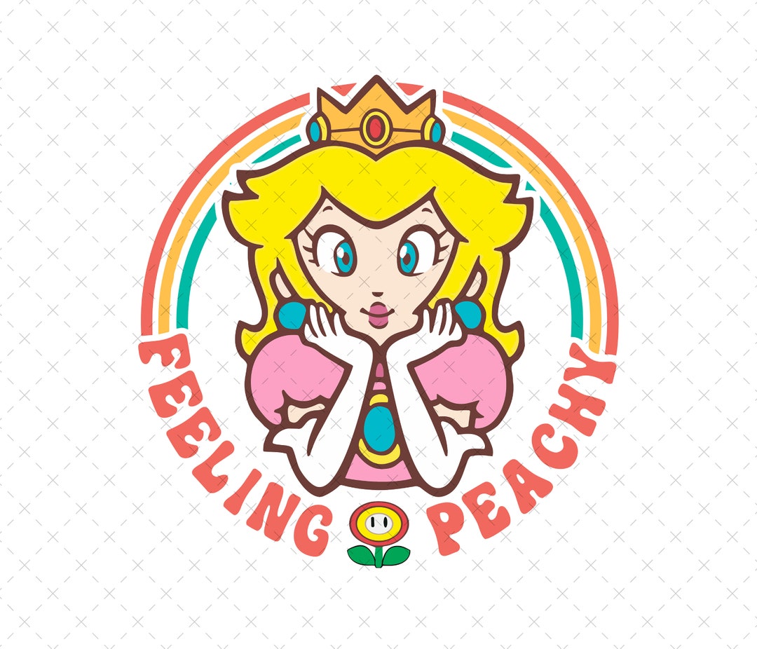 Mario Png Svg , Princess Peach Png Svg, Design for Shirt, Super Mario ...