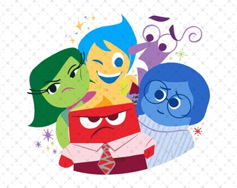 Inside Out PNG, Inside Out Characters Digital Download, Inside Out How ...