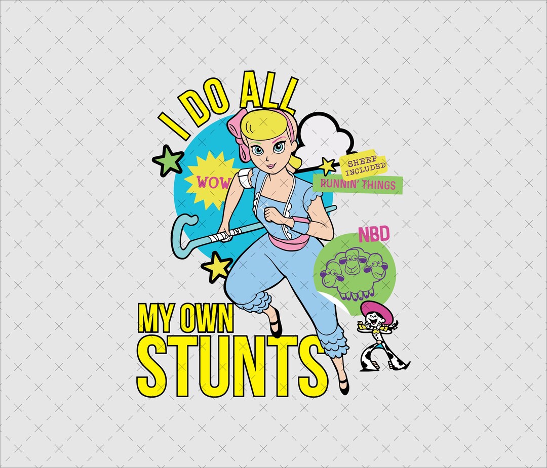 Bo Peep Stunts Cartoon Clipart, PNG SVG Files (instant Download) - Etsy UK