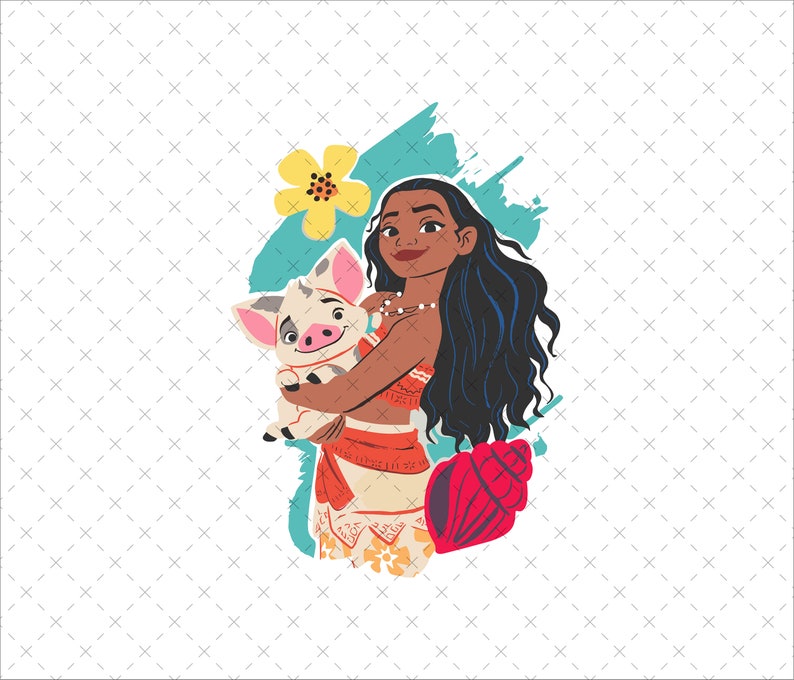 Moana 2, Retro Moana Png Svg, Heihei Png, Pua Png, Retro Moana Png ...