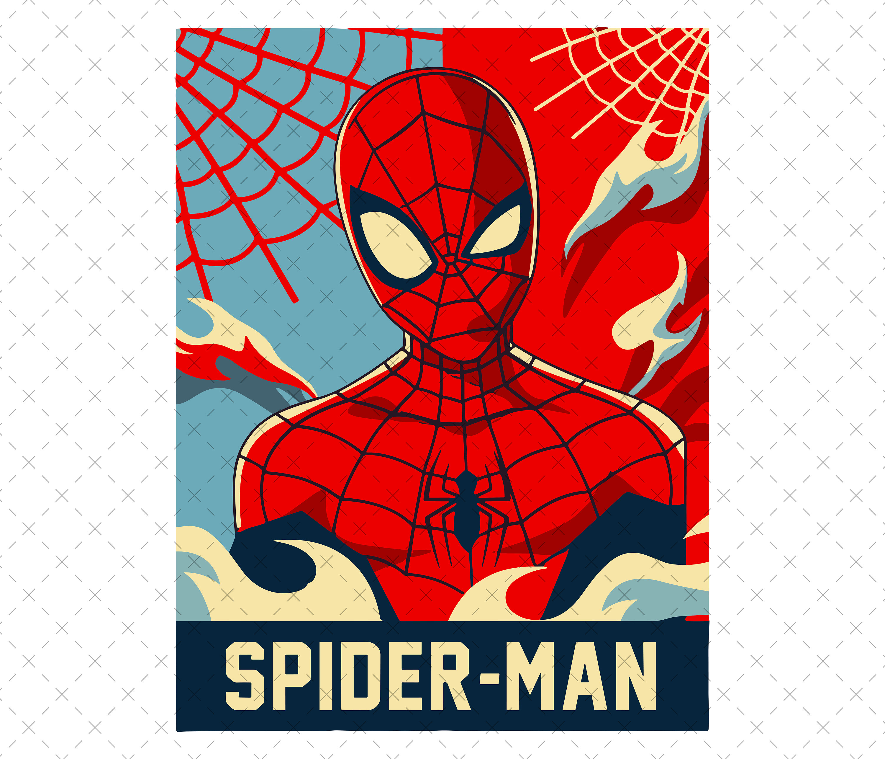 Retro Spiderman PNG SVG, Superhero Sublimation Design (digital Download ...