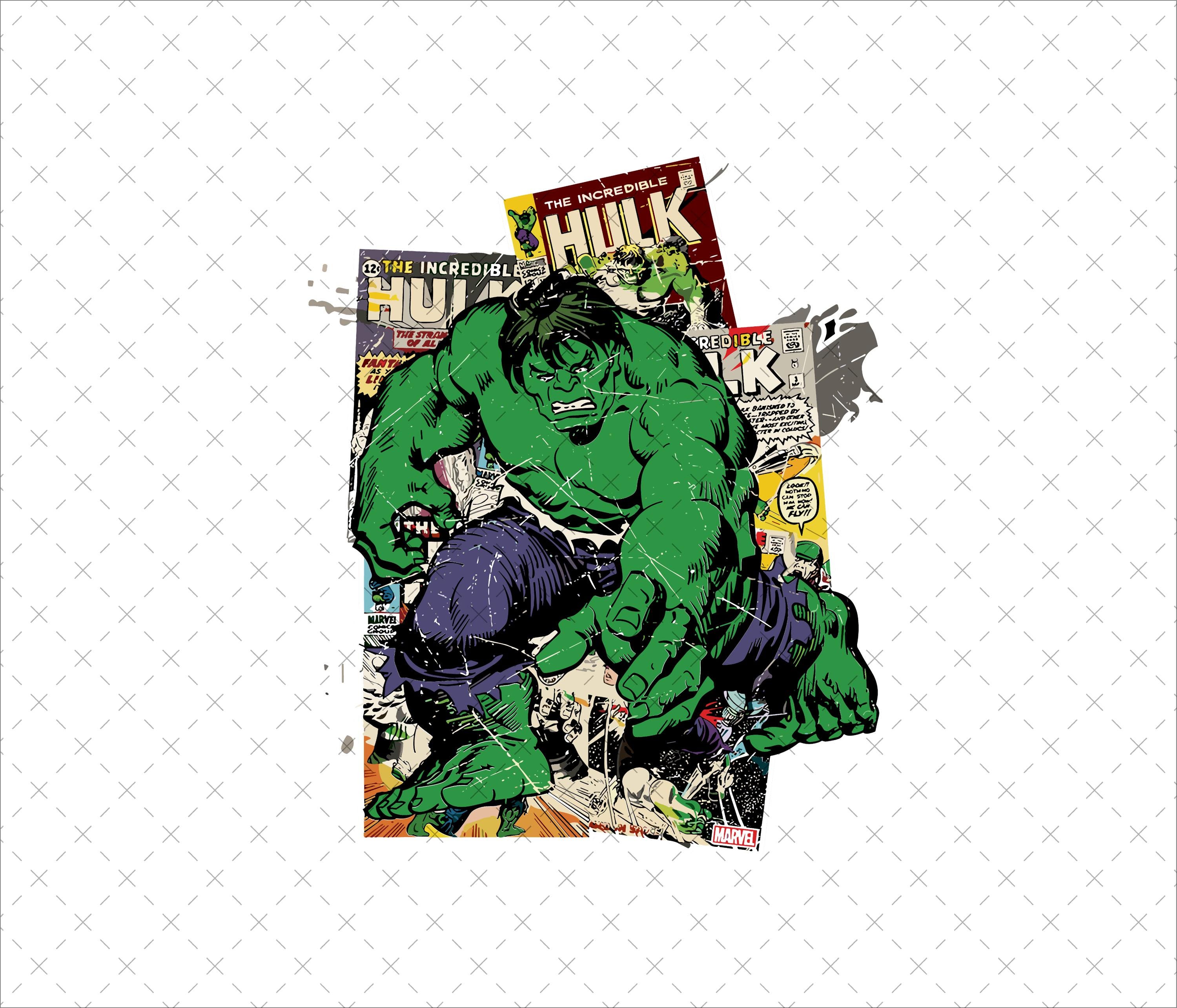 Retro Hulk Png Svg, Hulk Sublimation Design, Avengers Png Superhero Png ...