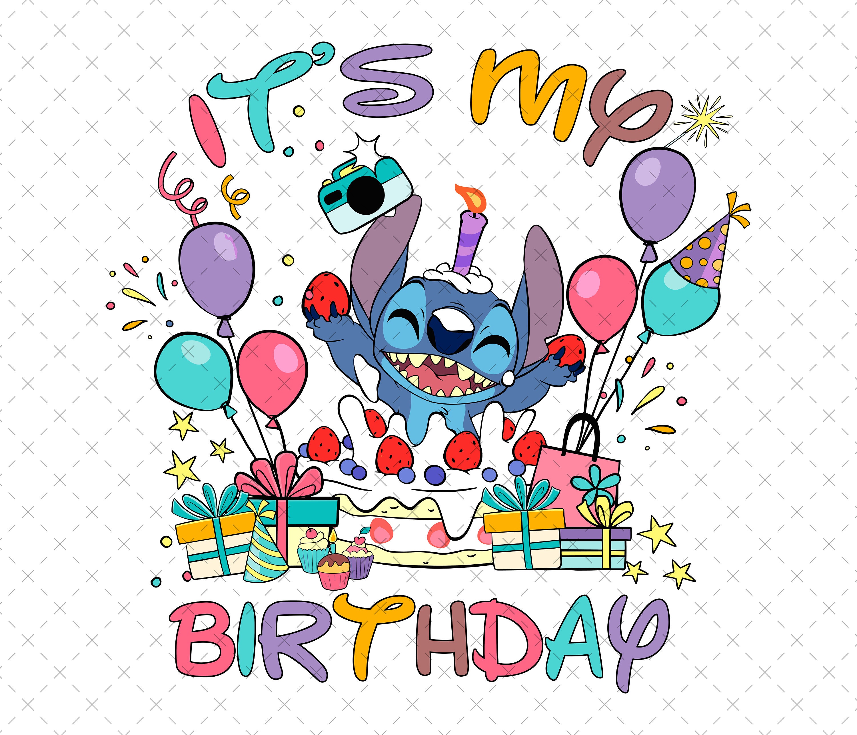 Stitch Birthday Svg Png, Stitch Birthday Boy Svg Png, Stitch Birthday ...
