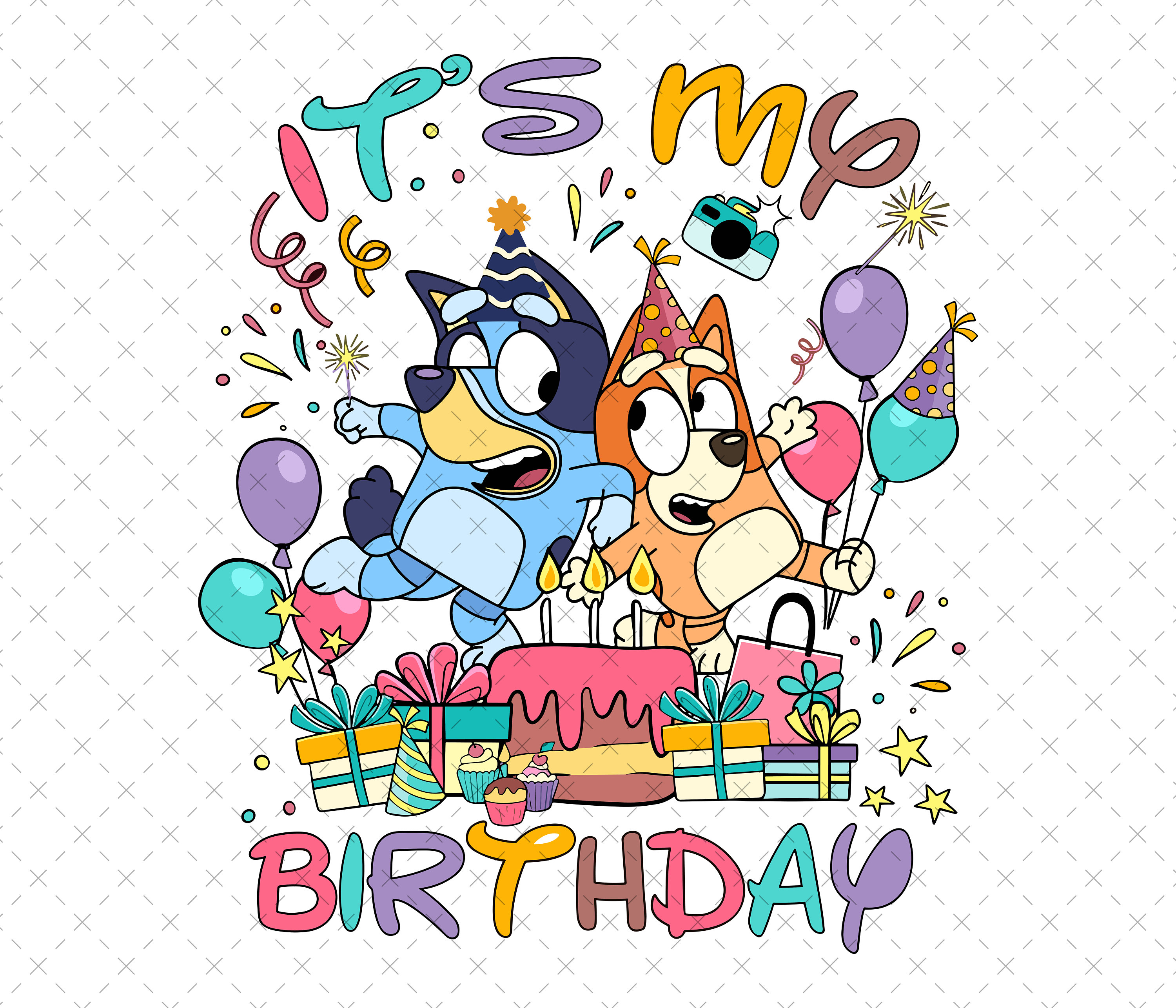 Bluey 2nd Birthday Png, Bluey Png, Bluey And Bingo Png, Disney Png - I ...