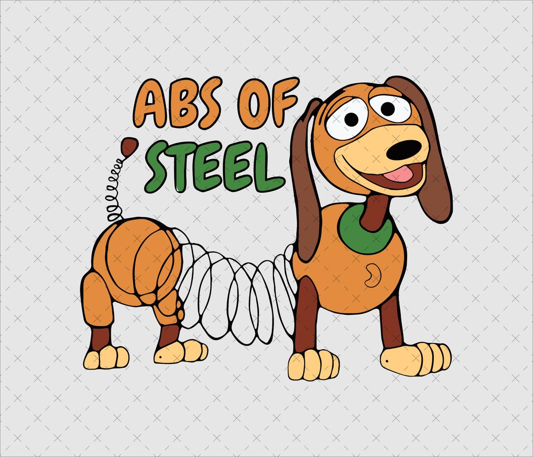 Slinky Png, Abs of Steel Design, Toy Story Slinky, Fun Cartoon Clipart ...