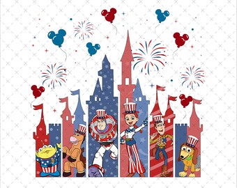 Toy Story Happy 4th of July Png, Toy Story Png, July 4th Png ...