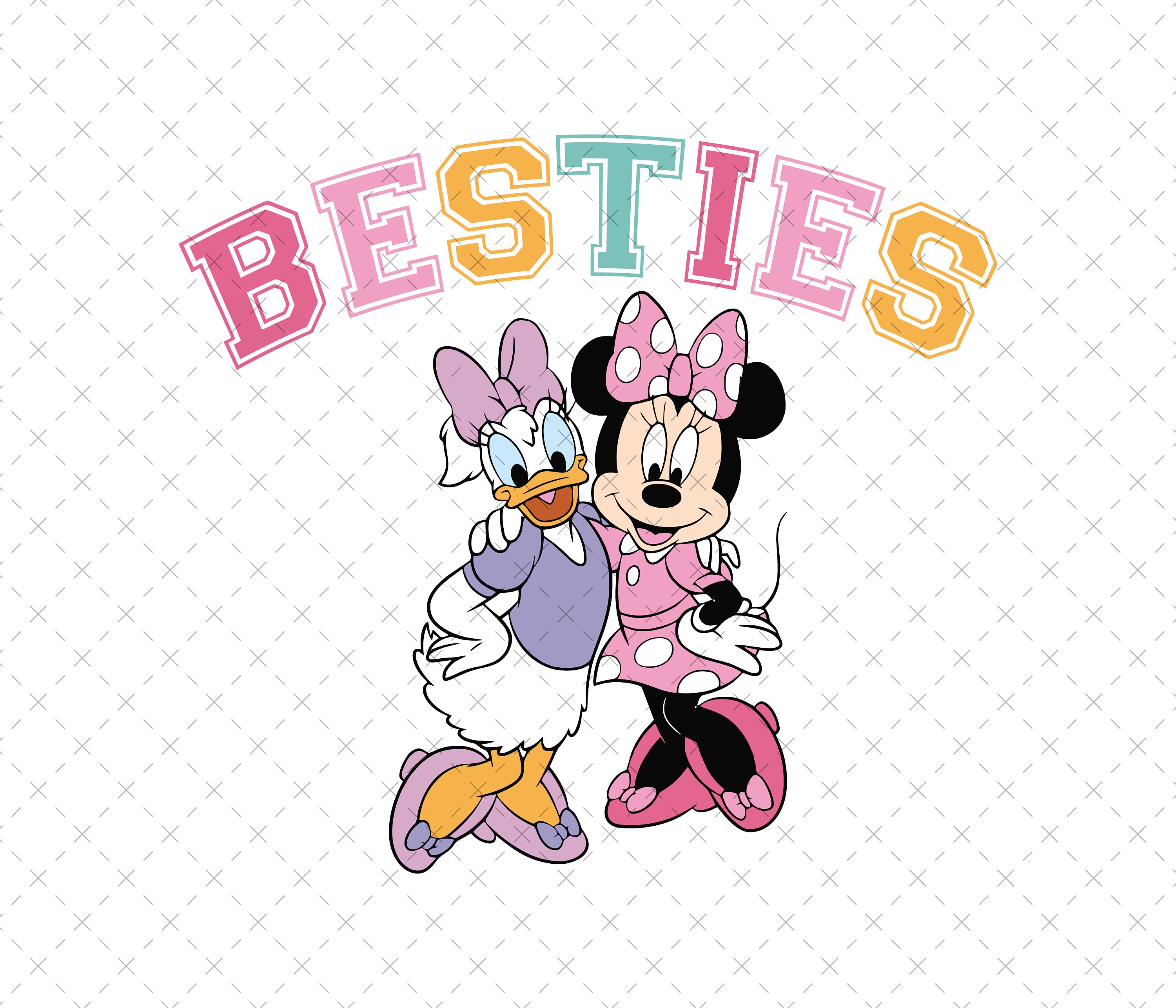 Mouse and Duck Besties Png, Png File for Sublimation, Summer Png ...