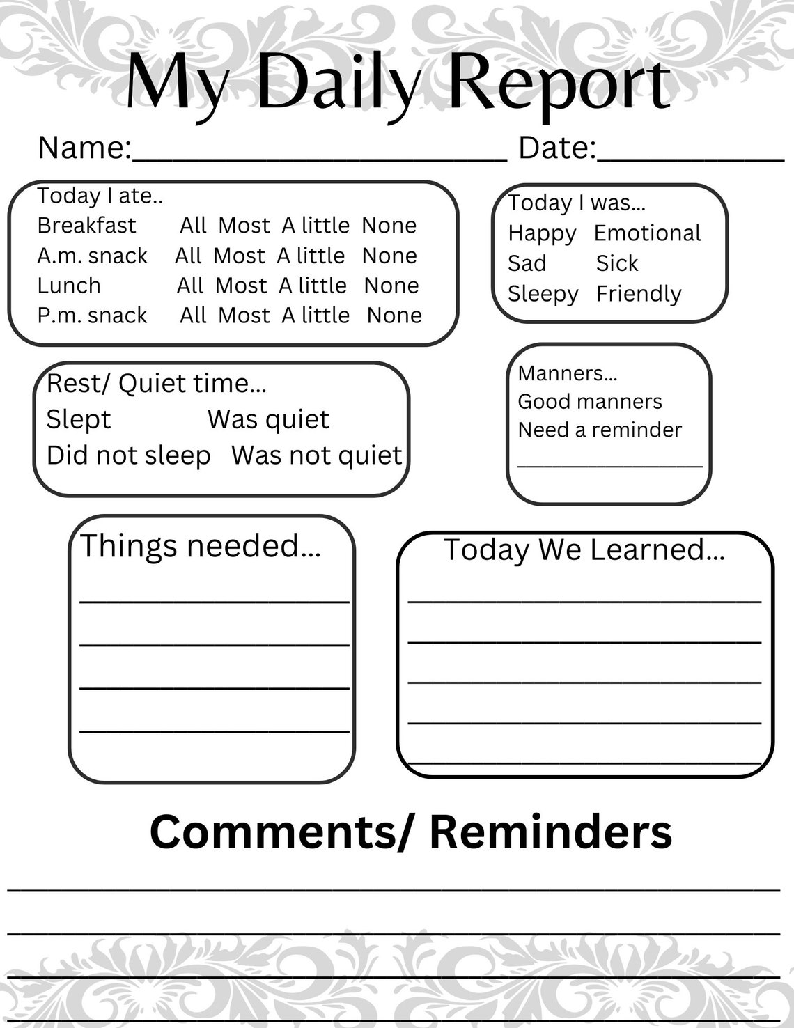 Daily Reports - Etsy