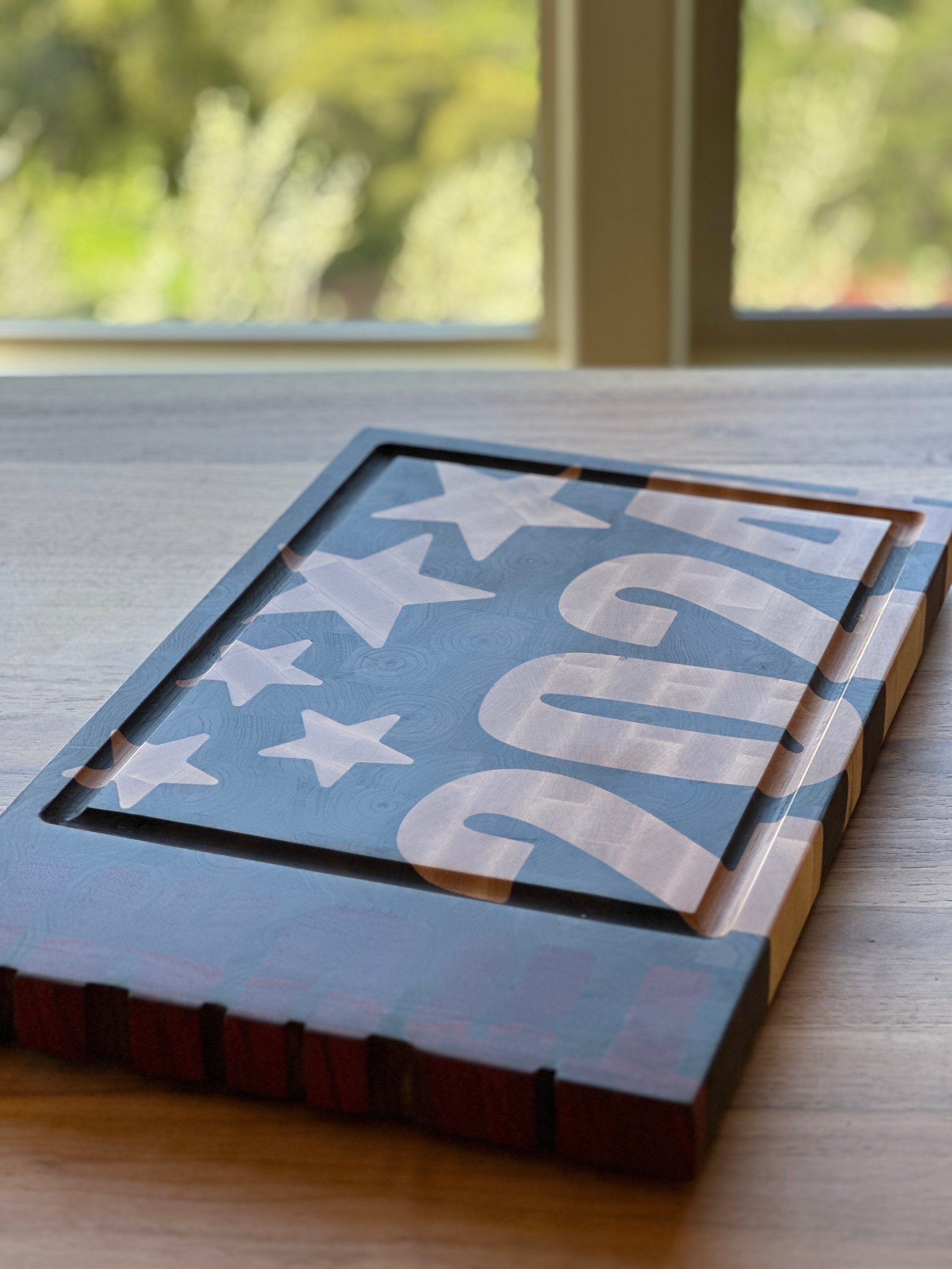 Trump 2024, Trump Memorabilia, End Grain Cutting Board - Solid Wood - Etsy