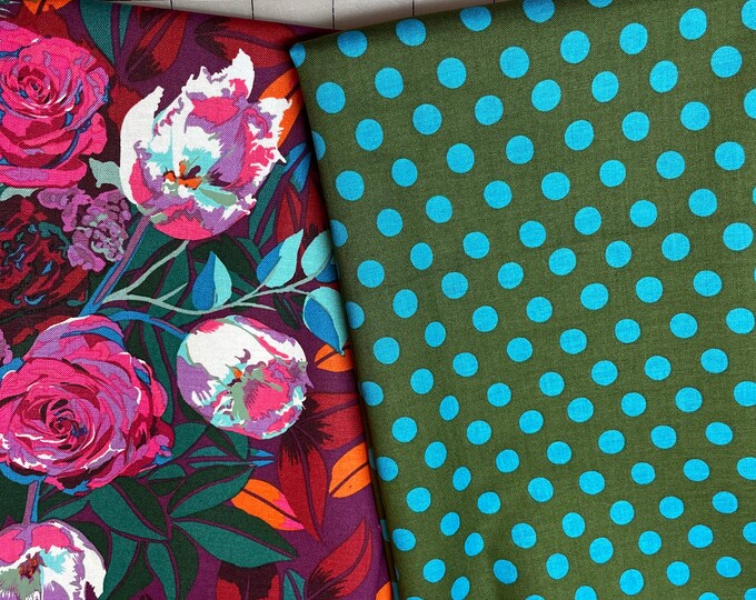 2 FQ Bundle - Anna Maria Horner and Kaffe Fassett - Cotton Quilting ...