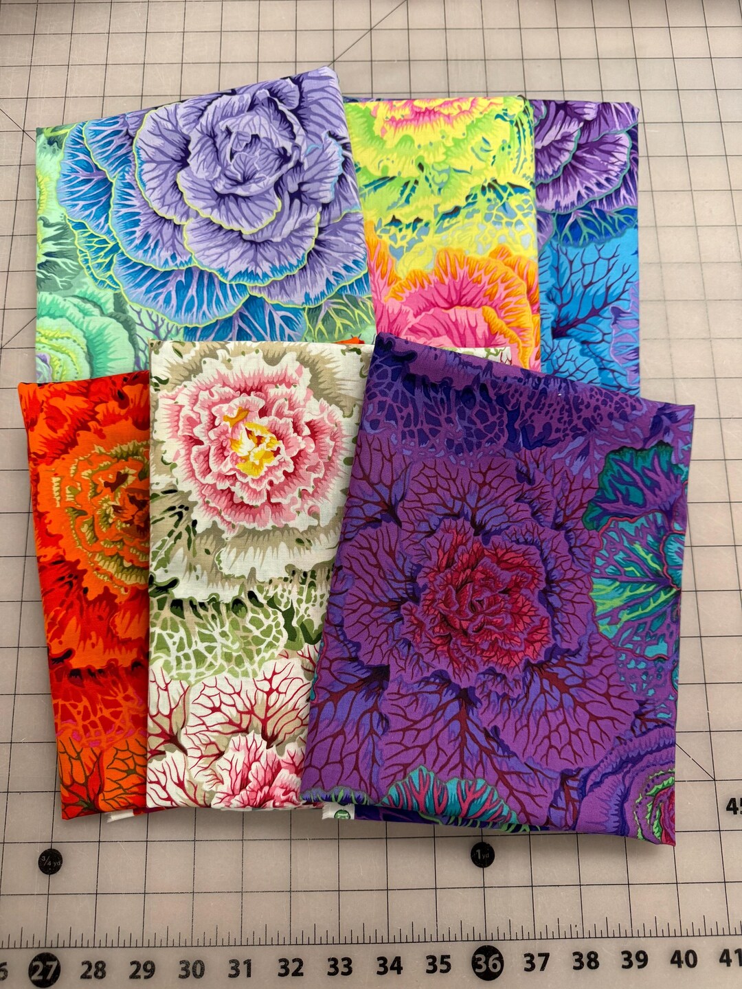 Special - 6 Yard Bundle for 60 - Brassicas Cabbage Flower || Kaffe ...