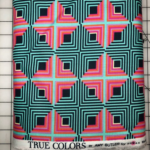 Amy Butler VIOLETTE Town Center Plum Cotton Fabric by the Yard - Etsy