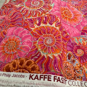 Ammonites - Pink || August 2024 Philip Jacobs for the Kaffe Fassett ...