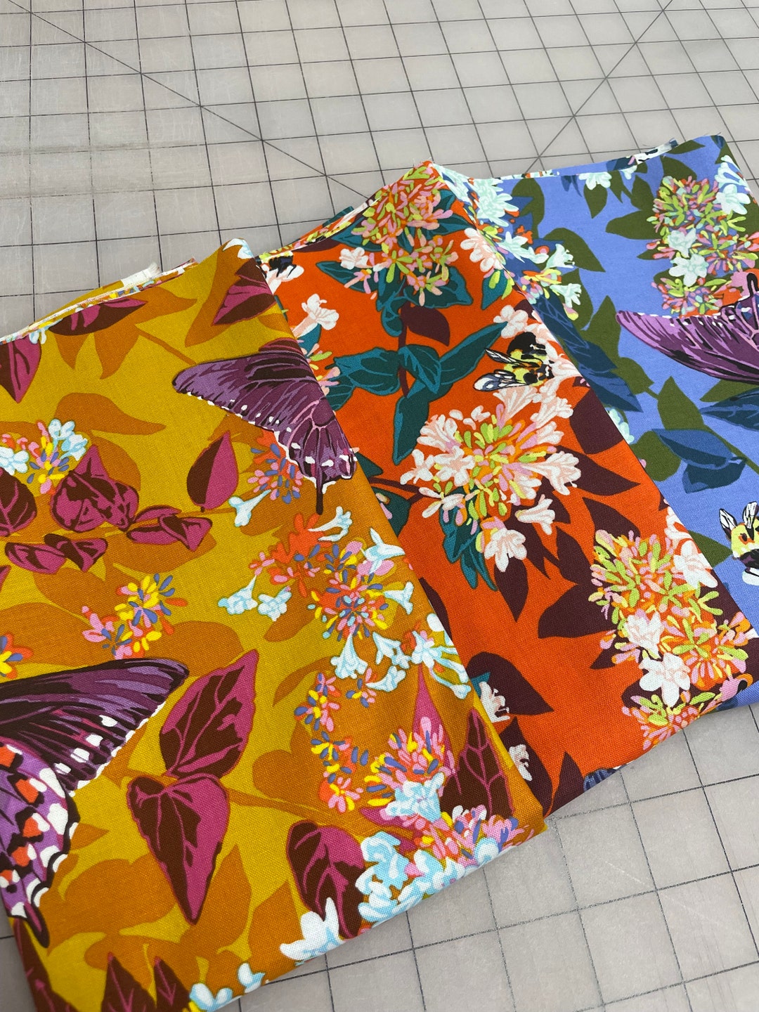 3 FQ Bundle Our Fair Home Anna Maria Horner Cotton Quilting Patchwork ...