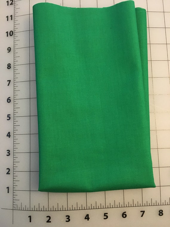 Kelly Green Cotton Fabric Free Spirit Fabrics | Etsy