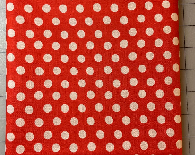 Spot - Tomato Red Dot Fabric || Classics Kaffe Fassett for the Kaffe ...