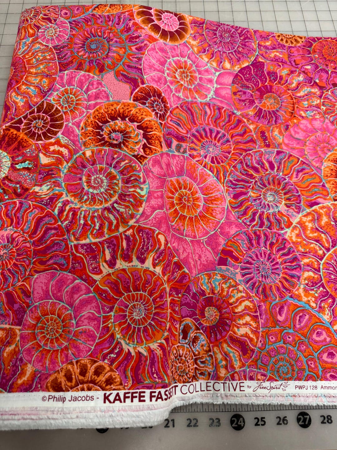 Ammonites - Pink || August 2024 Philip Jacobs for the Kaffe Fassett ...