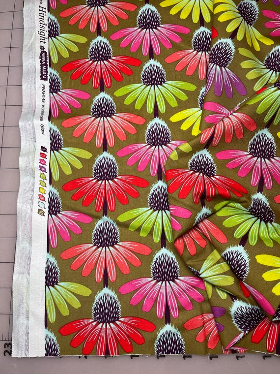 Anna Maria Horner Love Always AM Cotton Fabric Echinacea Glow - Etsy