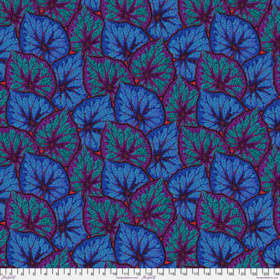 Begonia - Cobalt || Stash Philip Jacobs for the Kaffe Fassett ...