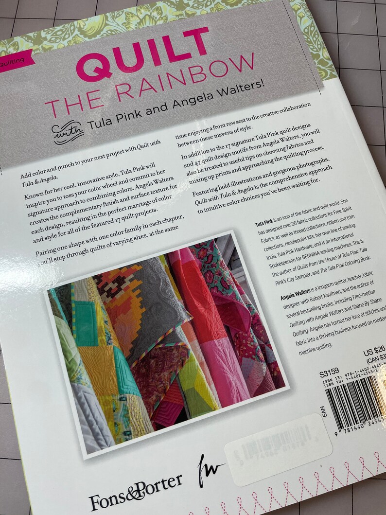 Book: Quilt With Tula Pink and Angela Waters 17 Quilts and 47 Quilting ...