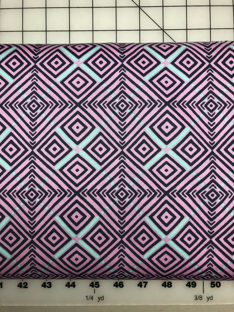 Amy Butler VIOLETTE Town Center Plum Cotton Fabric by the Yard - Etsy