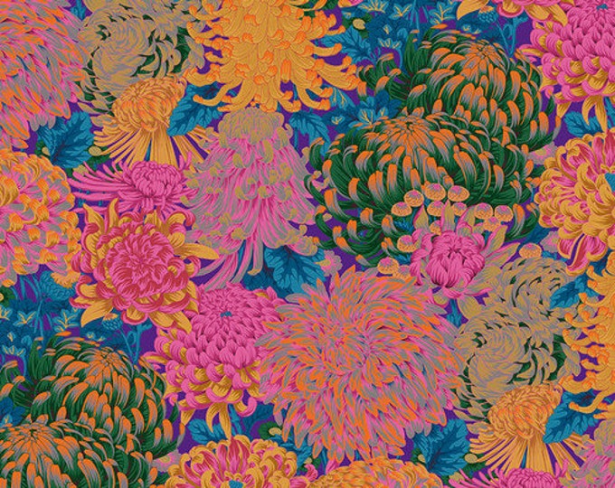 Hokusai's Mums Hot Stash Philip Jacobs for the Kaffe Fassett Collective ...