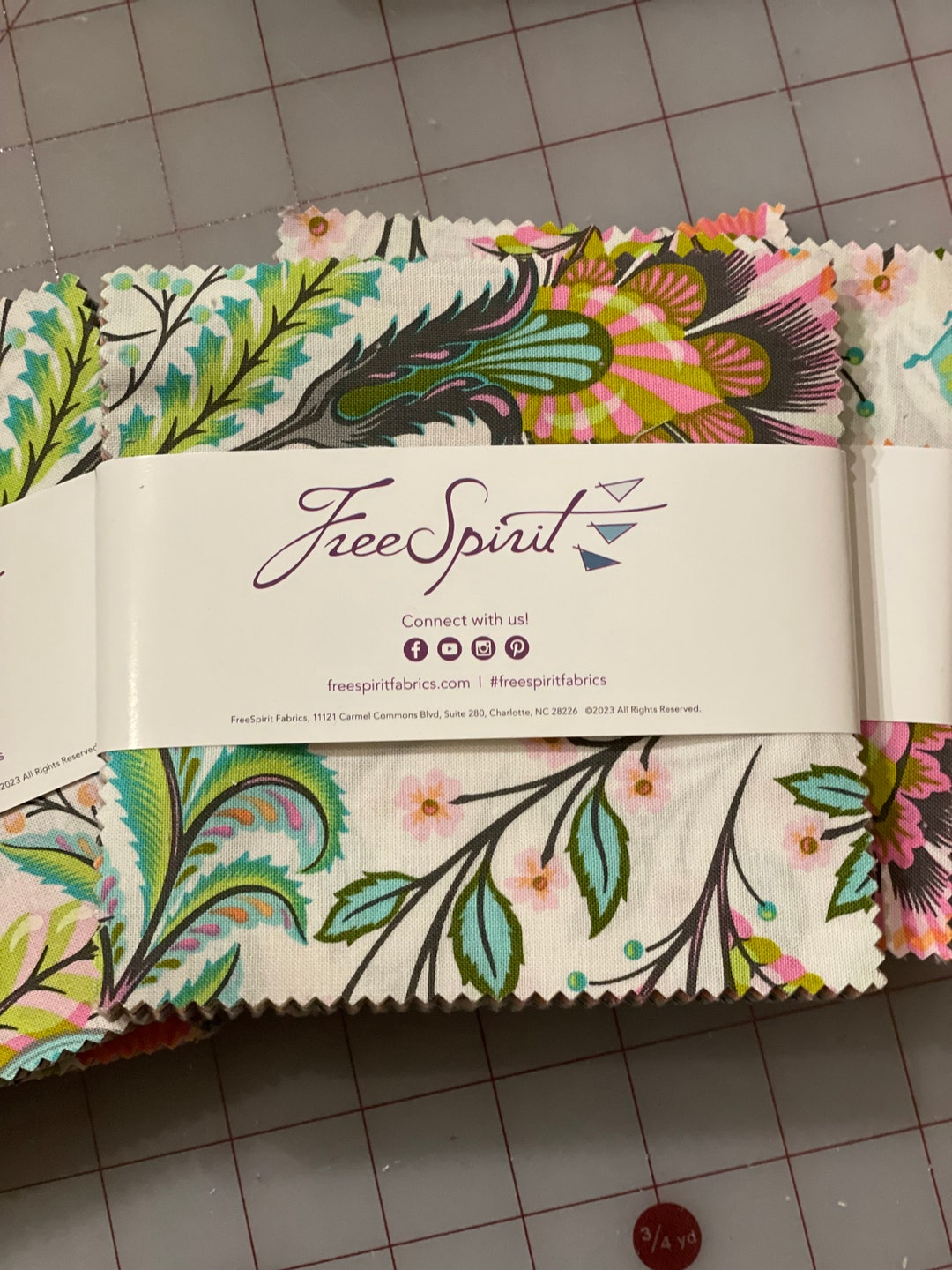 5" Charm Pack || ROAR! Collection by Tula Pink || Cotton Quilting ...