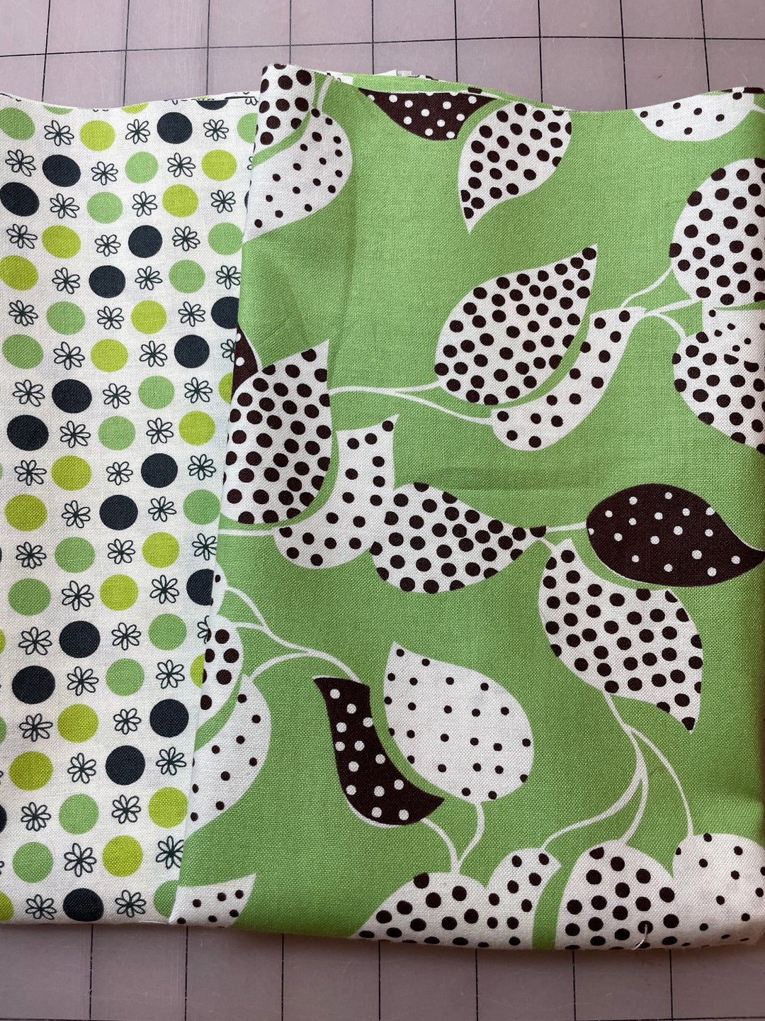Denyse Schmidt Flea Market Fancy Green Fat Quarter Bundle Cotton ...