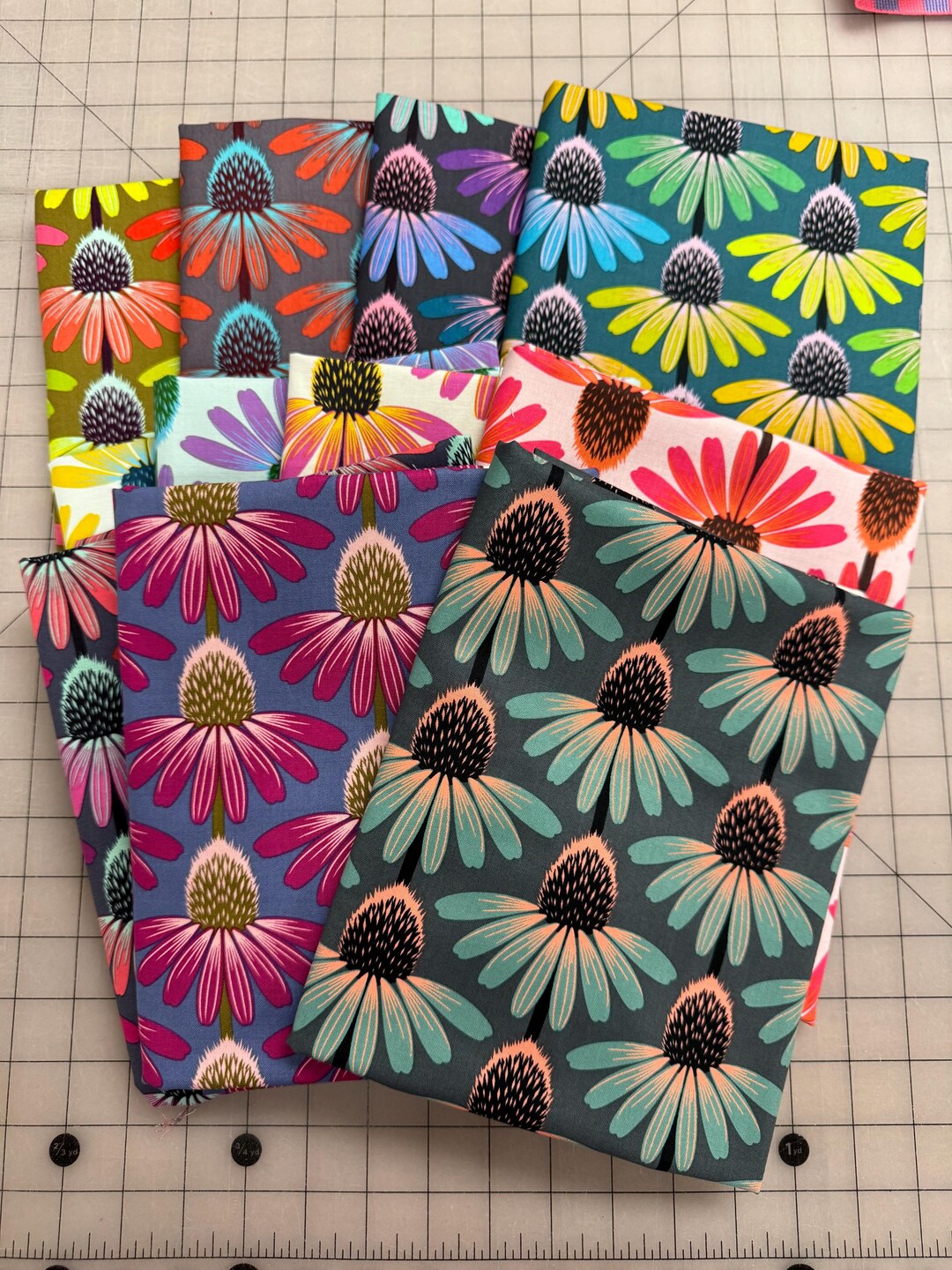 Special 11 Yard Bundle Anna Maria Horner Echinacea Cotton Fabric ...