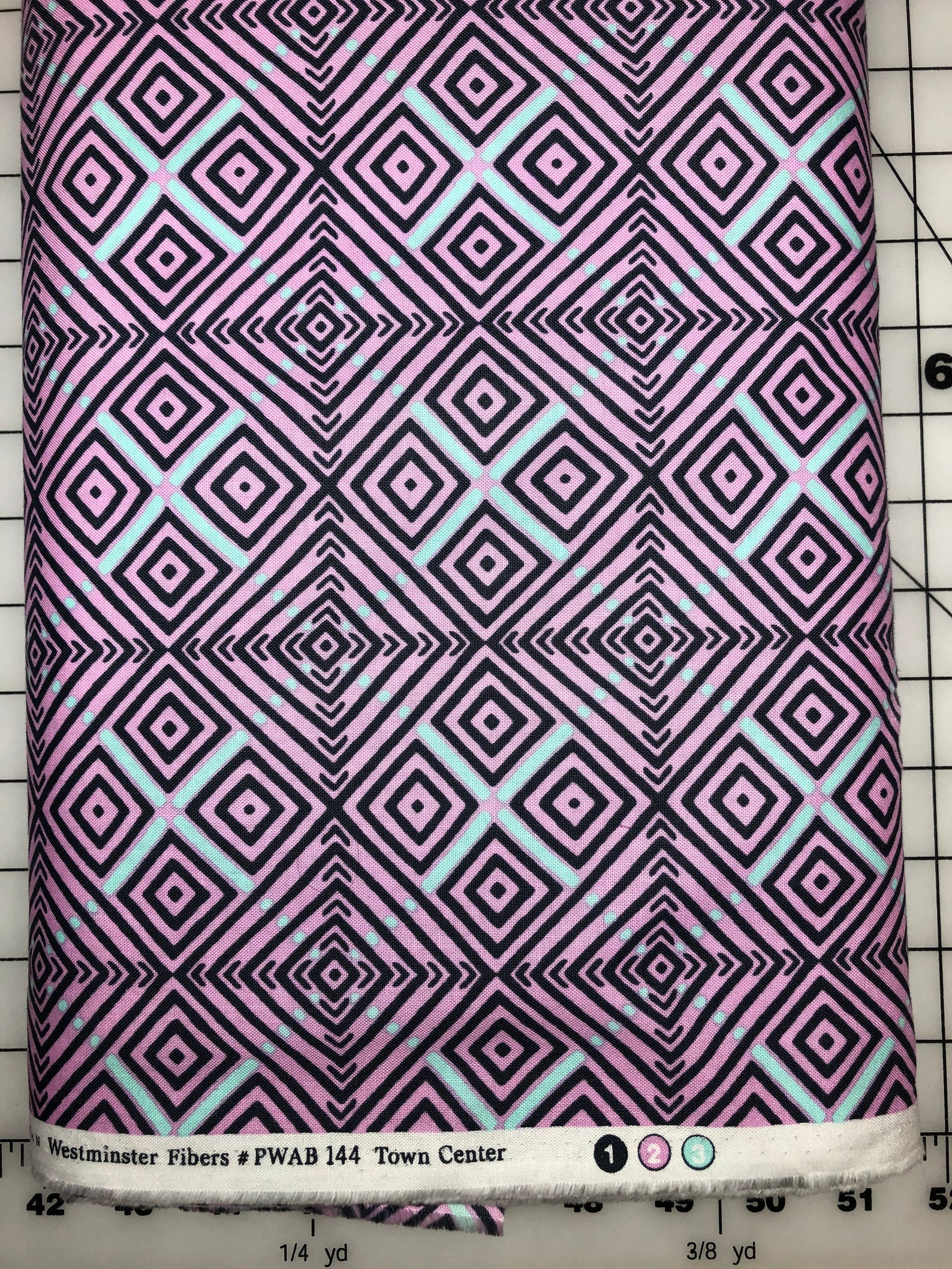 Amy Butler VIOLETTE Town Center Plum Cotton Fabric by the Yard - Etsy