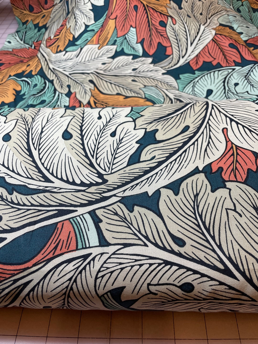 108 Inch Wide Quilt Back Fabric Morris & Co Pure Morris Standen ...