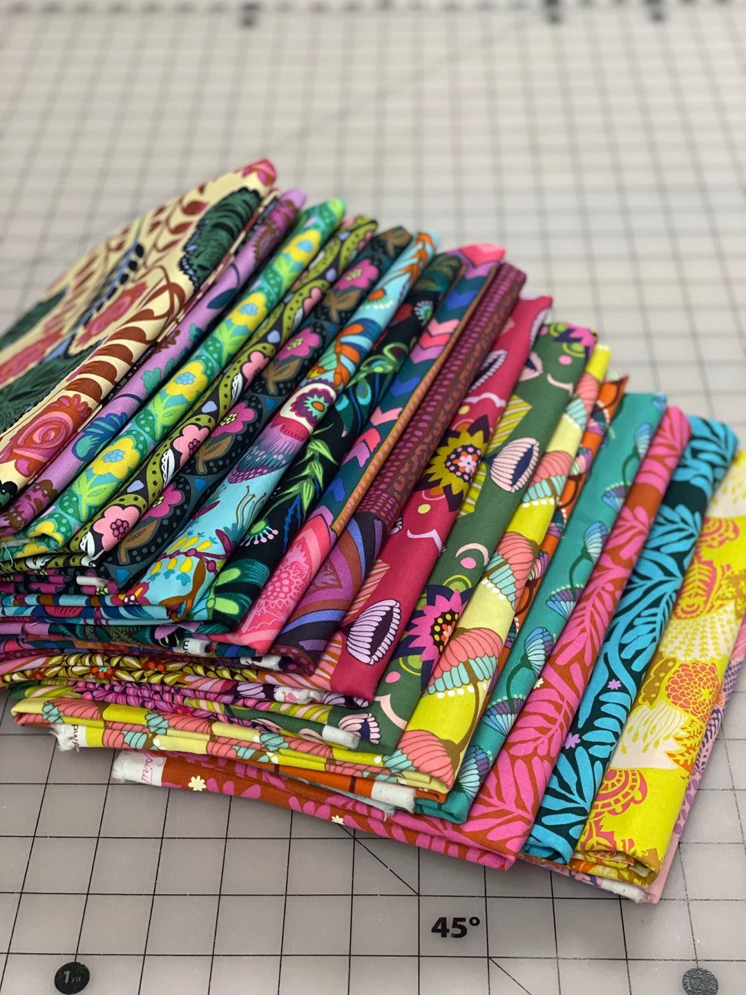 Anna Maria Horner BRAVE Full Collection 18 Yard Bundle Cotton Fabric ...