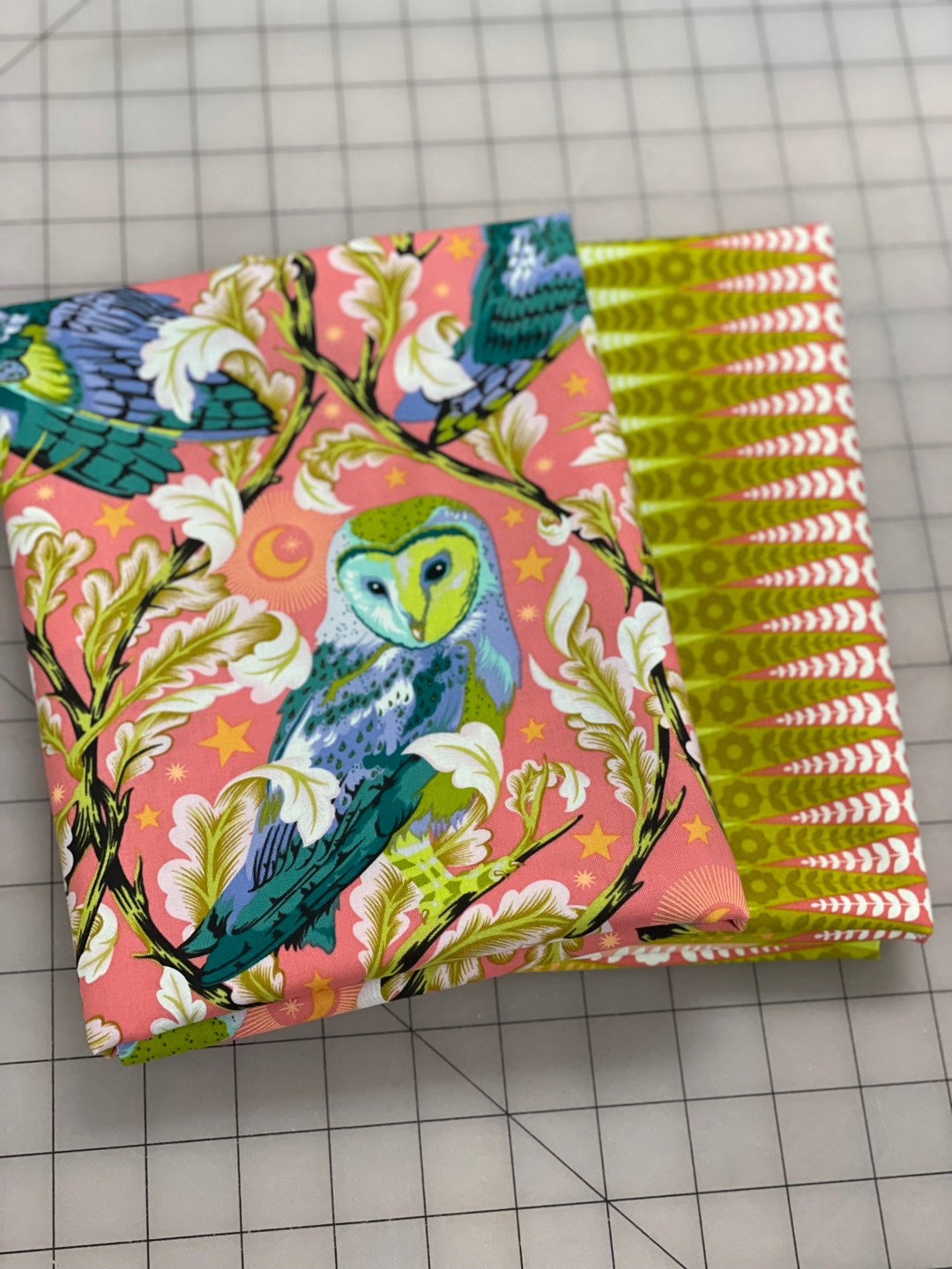 Tula Pink Special 2 Yard Bundle for 20 Owls and Flower Border Cotton ...