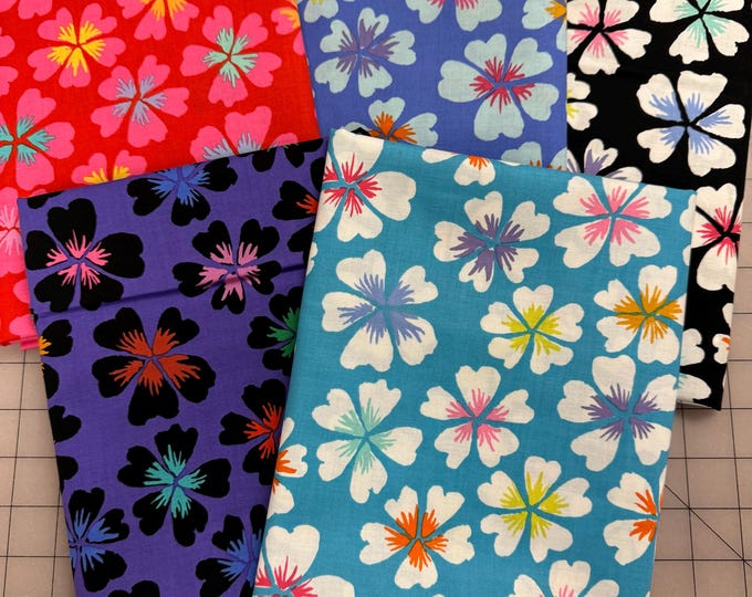 Petals Kaffe Fassett Collective Special - 5 Yard Bundle for 55 Dollars - Floral Cotton Designer ...