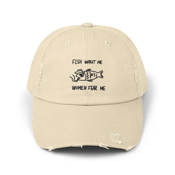 Fish Fear Me Meme Hat - Etsy