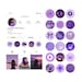 80 Purple Instagram Highlight Covers, Story Icons (digital Download - Etsy