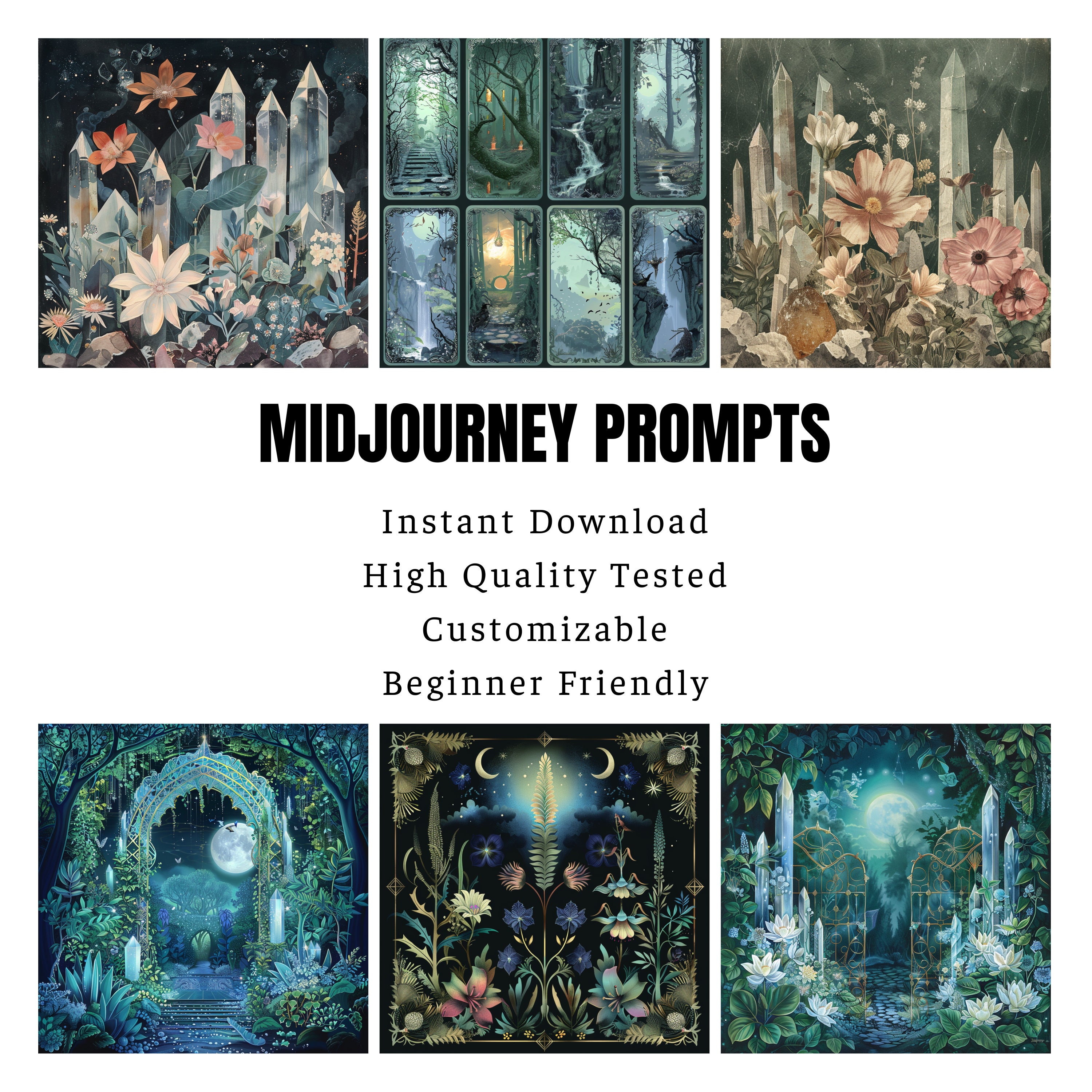 Midjourney Prompts for Esoteric Illustrations, Fantasy Celestial Image ...