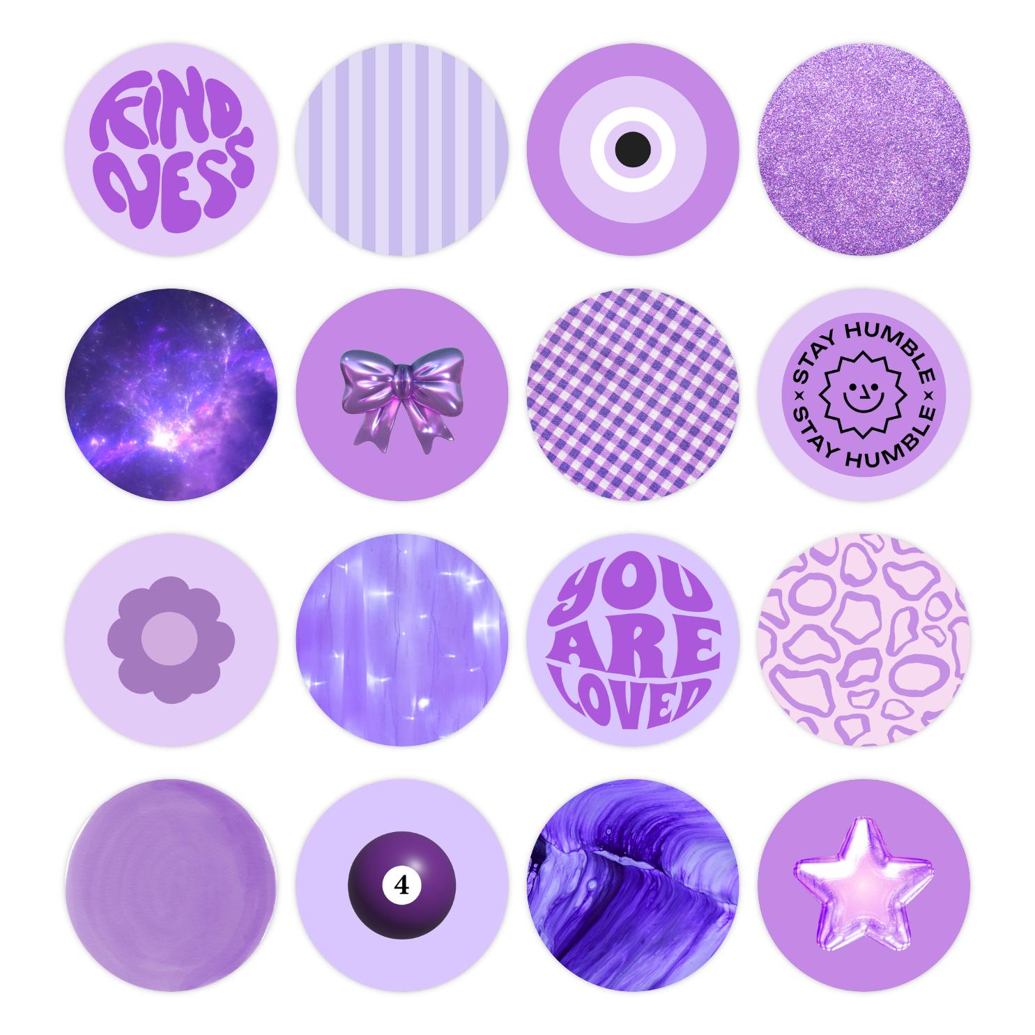 80 Purple Instagram Highlight Covers, Story Icons (digital Download - Etsy